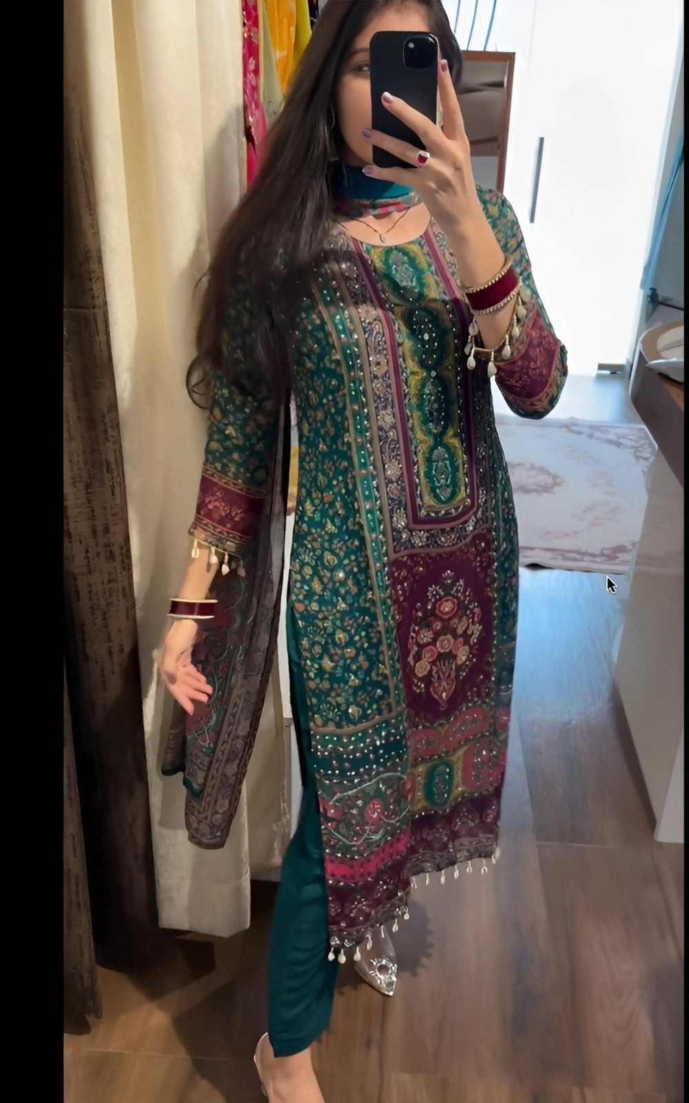 Juhi Heavy Fancy Pair with Dupatta set – kudbi